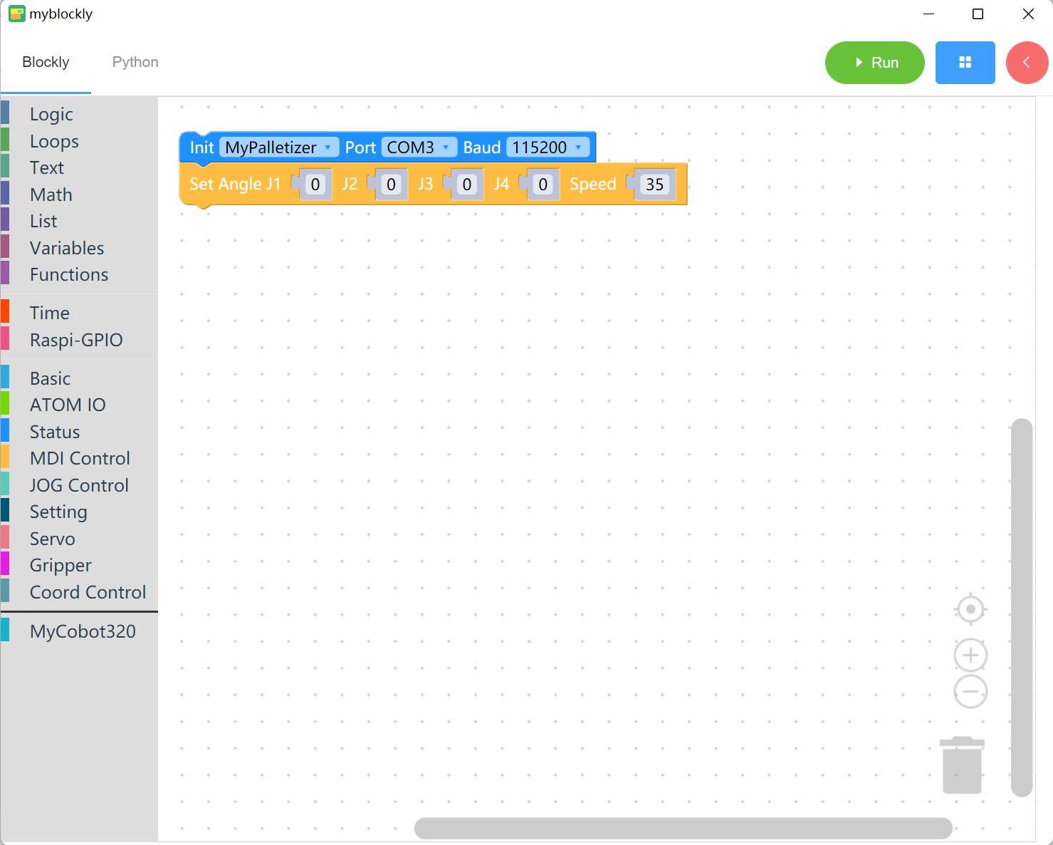 3 Setting All Arms to Starting Point · GitBook