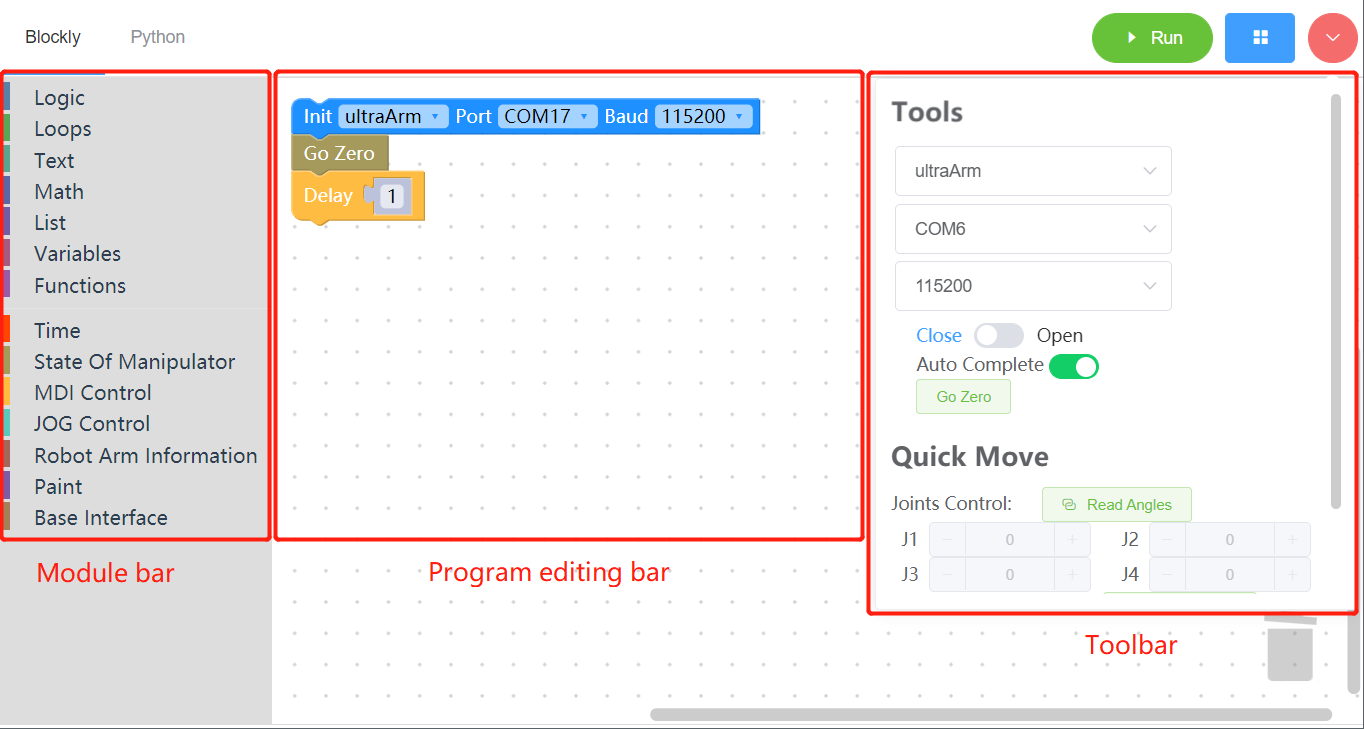 1 myBlockly initial use · GitBook