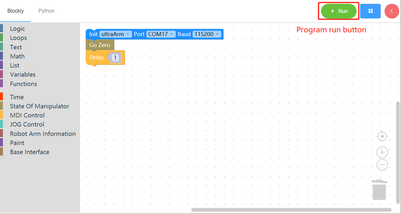 1 myBlockly initial use · GitBook